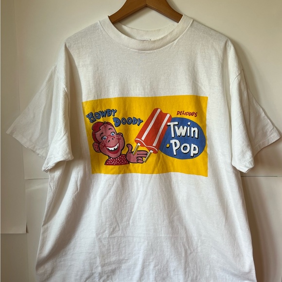 Vintage | Shirts | Vintage 9s Twin Pop Howdy Doody Graphic Tshirt ...